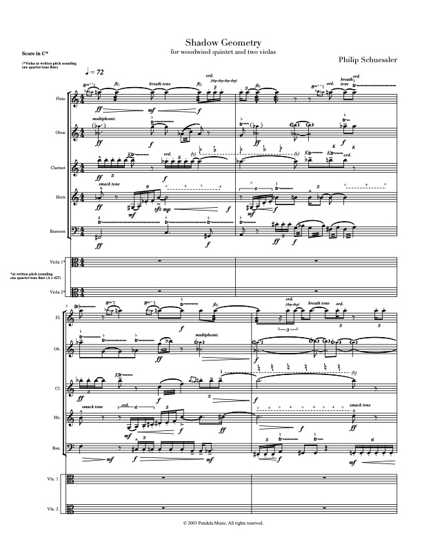 Shadow Geometry – Philip Schuessler – Composer